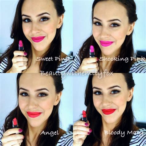 Nyx Matte Lipstick Sweet Pink Vs Shocking Pink