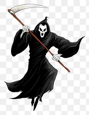 Scary Grim Reaper Grim Reaper With Scythe Png