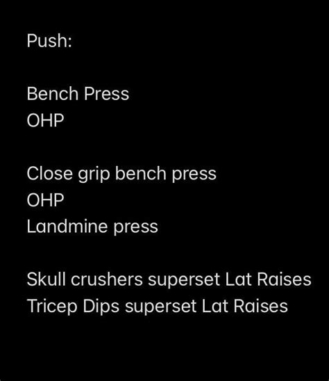 Thoughts On This Ppl Routine For Hypertrophy At Home R Workoutroutines