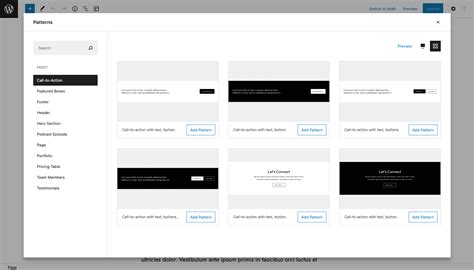 Github Wpengineblock Pattern Explorer An Experimental Plugin To Preview And Insert Block