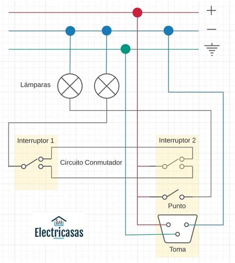 Circuito Conmutador 6 Ejemplos De Uso Conmutador De Cruzamiento 【 Electricasas