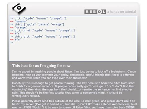 How To Create An Online Rebol Console Stack Overflow