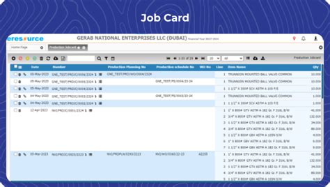 Features And Functions Of Eresource Erp Production Module Eresource Erp 1 Erp Software