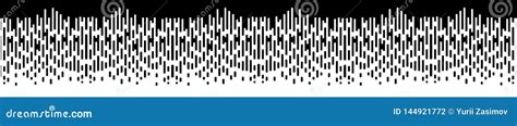 Vector Halftone Transition Abstract Wallpaper Pattern Seamless Black And White Irregular