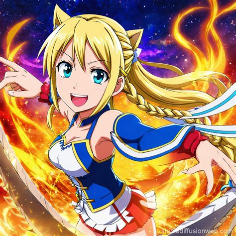 Lucy Heartfilia Fairy Tail Anime Stable Diffusion Online