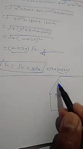 Observe The Give Pattern Carefully In Which Each Triangle Is Right Angled