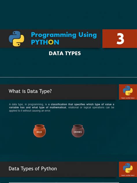 Class 03 Data Types Int Bool Float String Pdf Boolean Data