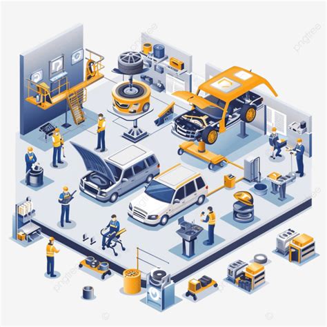 자동차 정비 및 수리 센터 서비스 타이어 수리하다 정비공 Png 일러스트 및 이미지 에 대한 무료 다운로드 Pngtree