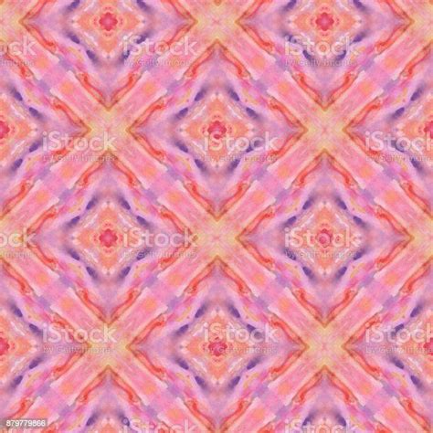 손 민중 국가 동기를 가진 그려진된 완벽 한 패턴입니다 밝은 색된 추상적인 배경 화면 완벽 한 텍스처입니다 기하학적 직물 디자인입니다 예술 그림 핑크 색상입니다 네이티브