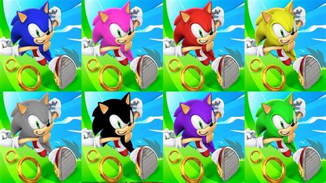 Sonic Vs Shadow Vs Silver Vs Knuckles Vs Tails
