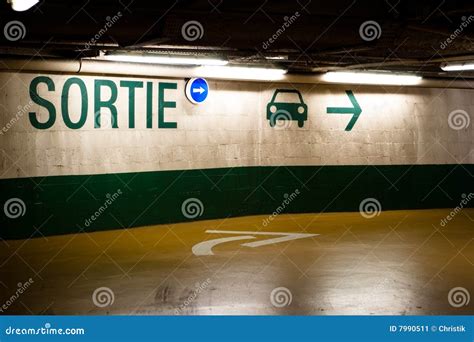 French Exit Sign Stock Image Image Of Colour Horizontal