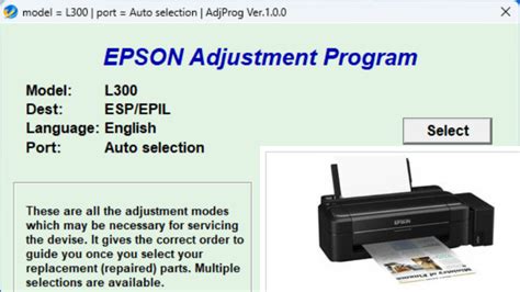 Resetter Epson L300 Printer Waredata Tech Enthusiast