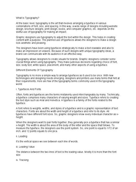 chapter 5 typography pdf typography typefaces