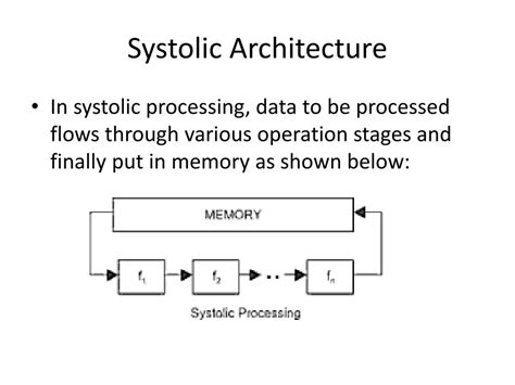 Ppt Systolic Architecture Powerpoint Presentation Free Download Id