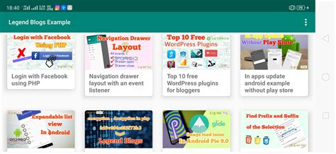 Autofit Grid Layout Recyclerview