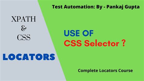 8 Understanding The Css Selector And Use Of Id Youtube