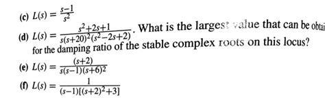 Solved 58 Rhp And Zeros Sketch The Root Locus With Respect
