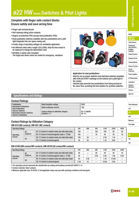 Idec Push Buttons Switches At 1000 Piece IDEC In Kalyan ID 2856379816197