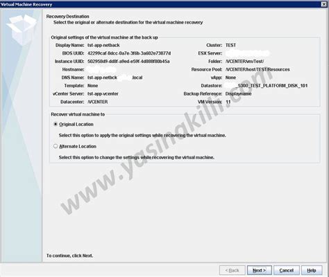 Vmware Restore With Netbackup It Business Continuity Blog