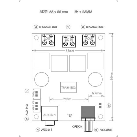 Tpa3118 2x30w Audio Amplifier Tpa3118 2x30w