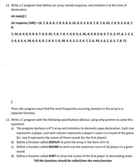 Solved 4 Write A Program That Reads Ten Integer Values From