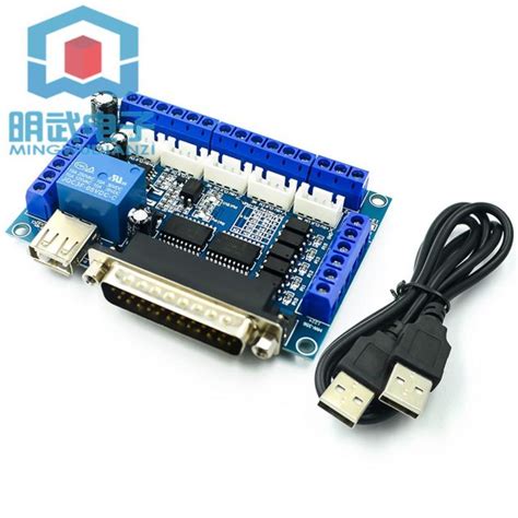 Mach3 Engraving Machine Cnc 5 Axis Stepper Motor Driver Interface Board With Optocoupler