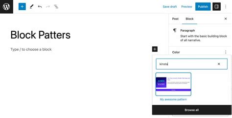 How To Build Wordpress Block Patterns Kinsta®