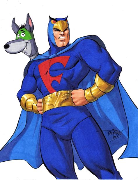 Dynomutt And Blue Falcon By Scott Dalrymple Cartoon Character