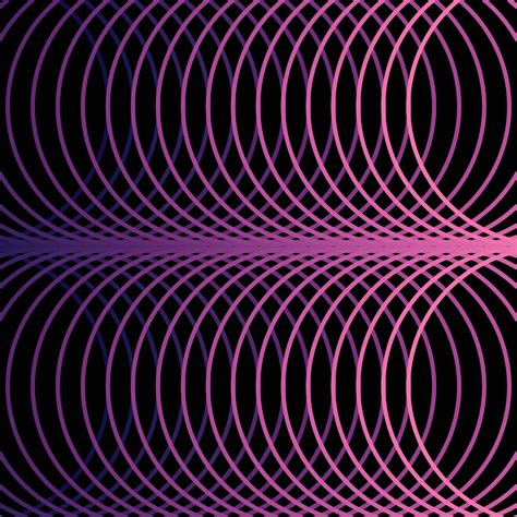 Black And Pink Colored Vector Background With Repeating Circular Pattern Ornament On Top