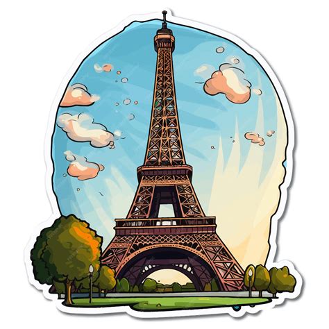 에펠탑 벡터 프리미엄 벡터