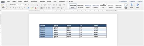Advanced Table Formatting Import From Word CKEditor Cloud Services