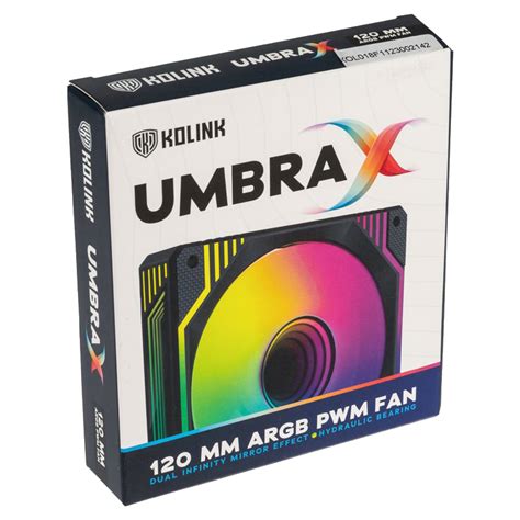 Buy Kolink Umbra X Mm Argb High Performance Pwm Fan Pgw Fn Kol