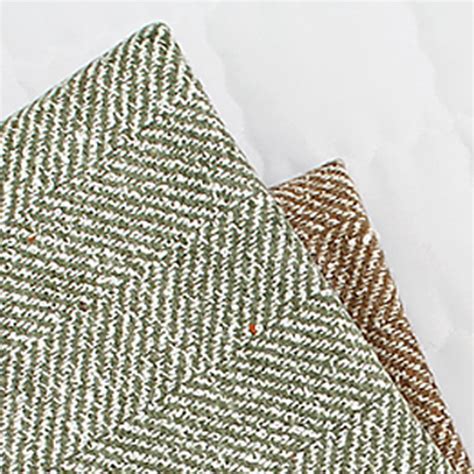 방모 헤링본 모직원단 대폭 라떼2종