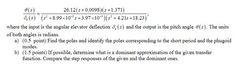 Solved Problem 3 2 Points The Transfer Function Of The