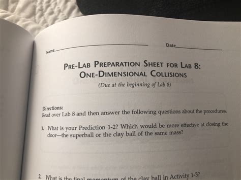 Solved Date Name PRE LAB PREPARATION SHEET FOR LAB Chegg