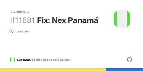 Fix Nex Panamá · Issue 11681 · Iptv Orgiptv · Github