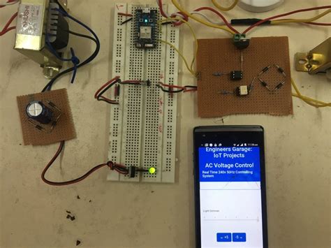 AC Voltage Control Over Internet