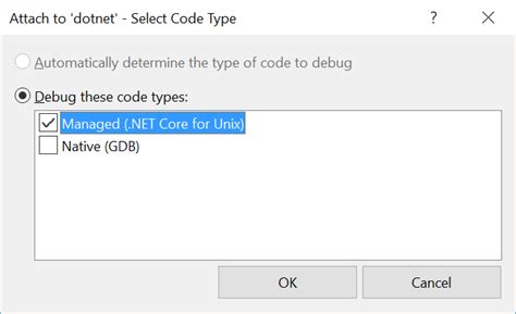 Debugging Net Core From Vs2017 On Windows Subsystem For Linux Dotnet