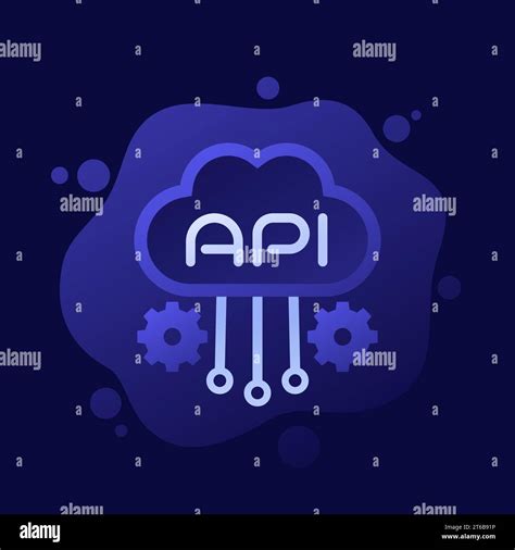 Cloud API Software Integration Icon Vector Design Stock Vector Image Art Alamy