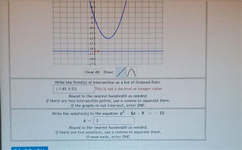 Solving Quadratic Equations Graphically Graph The