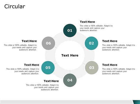 Circular Six Process Ppt Powerpoint Presentation Summary Visuals