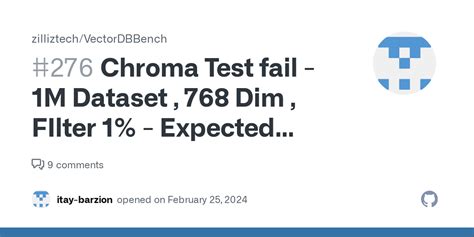 Chroma Test Fail M Dataset Dim Filter Expected Operand Value To Be An Int Or A
