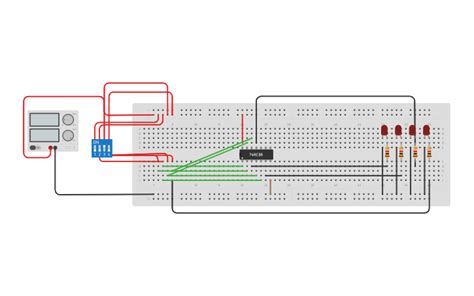 Circuit Design Binary To Gray Code Converter Tinkercad