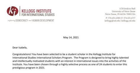 Isabela Tasende On Linkedin I Am Incredibly Honored To Announce That I Have Been Selected As