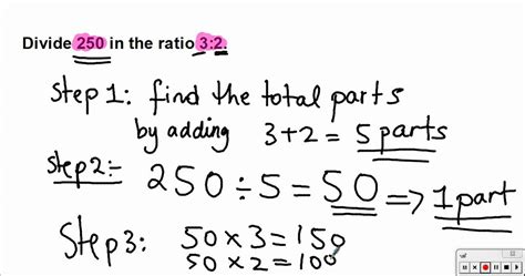 Dividing Quantity Given A Ratio YouTube