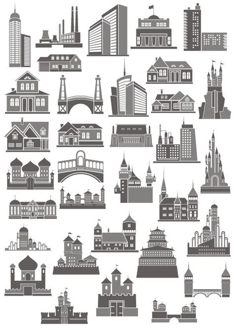 Famous Architecture Building Free Vector