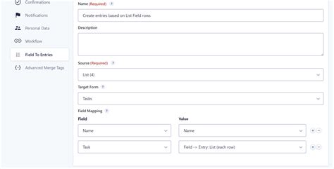 Field To Entries Gravity Forms