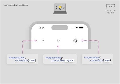 Swiftui Tip 💡 Easily Adjust The Size Of A Circular Progressview Using