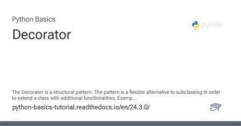 Decorator Python Basics 2430