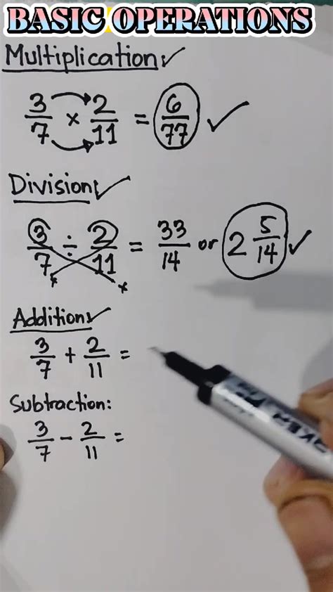 math shortcut basic operations on fraction that you need to know math shortcut basic